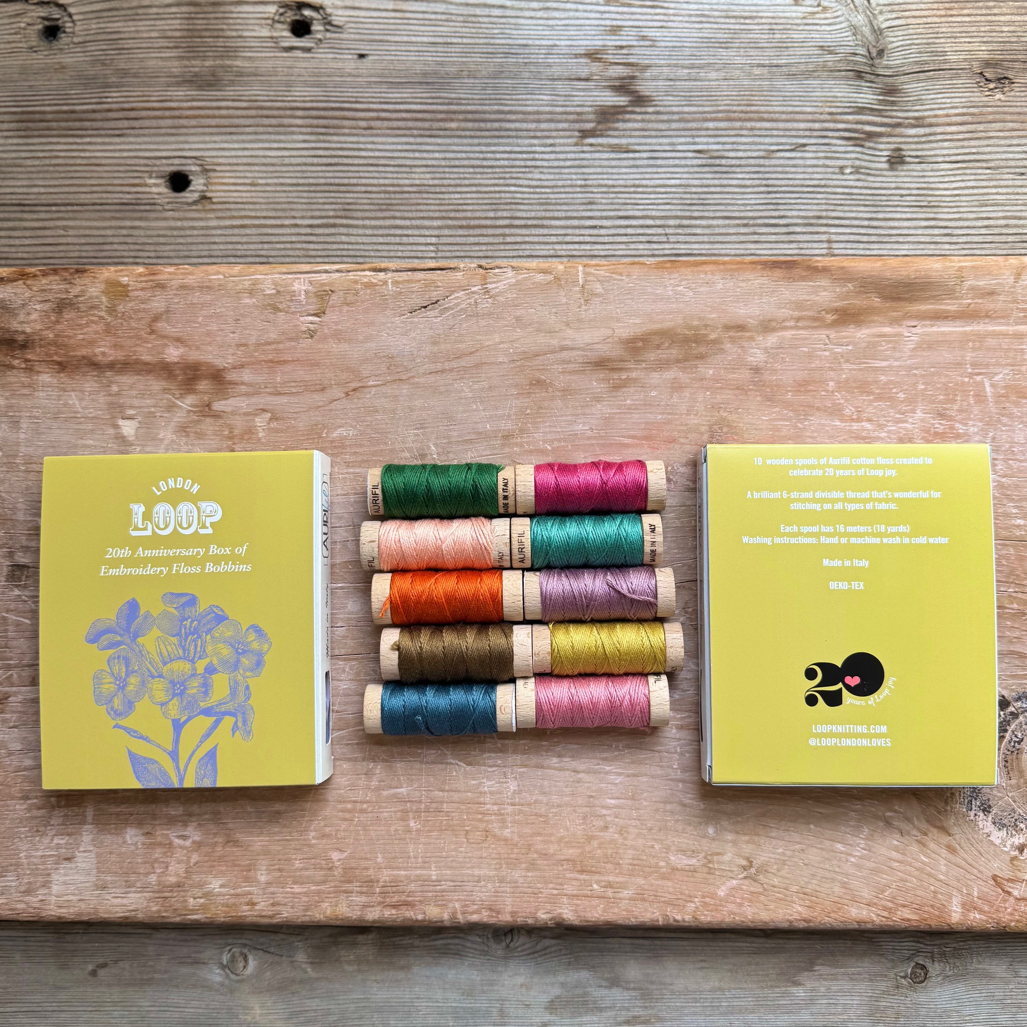 Anniversary Special #5: Aurifil Embroidery Thread Boxes – LoopKnitlounge